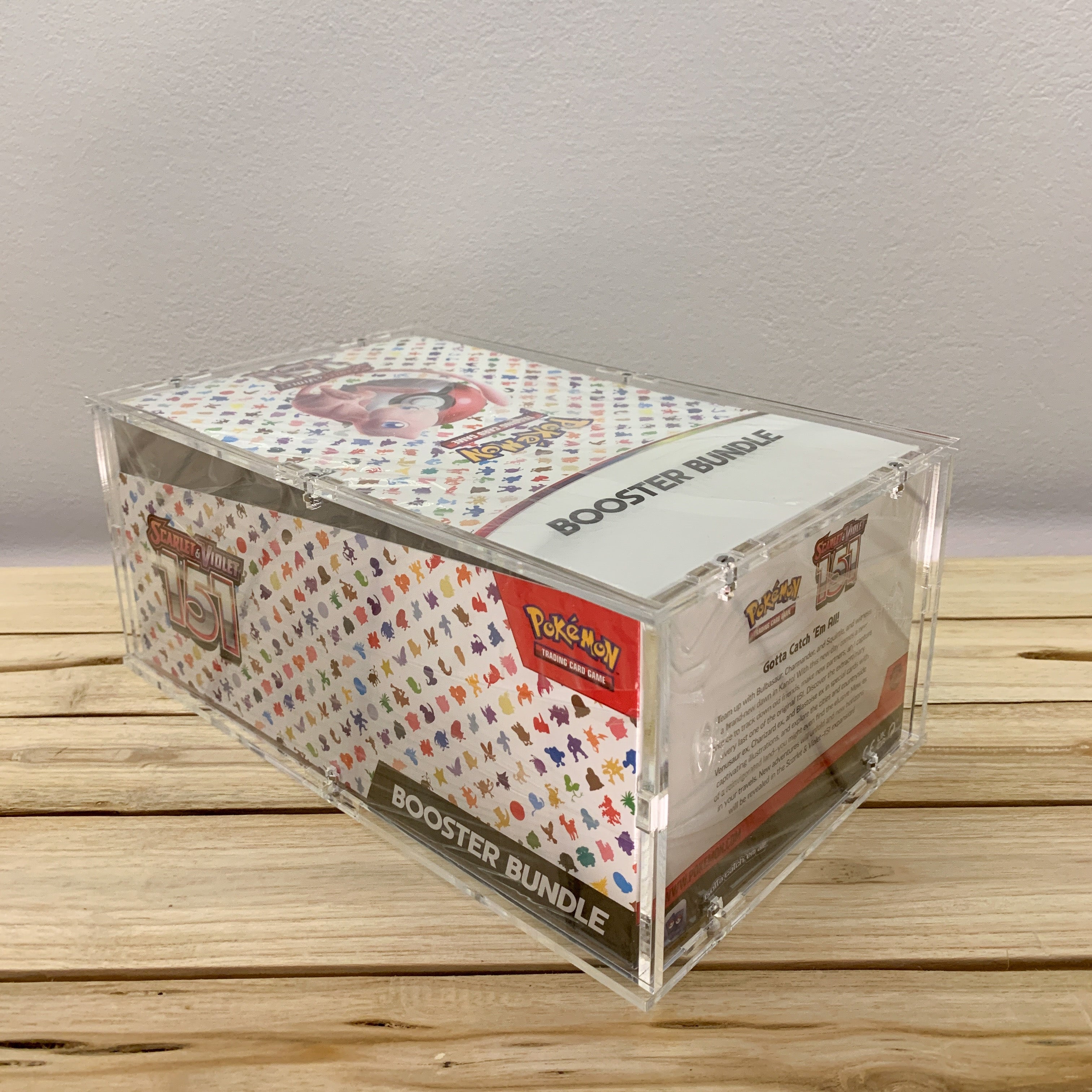 Acrylic Case for Pokemon 10 Booster Bundle Display Case – Kartenschatz ...