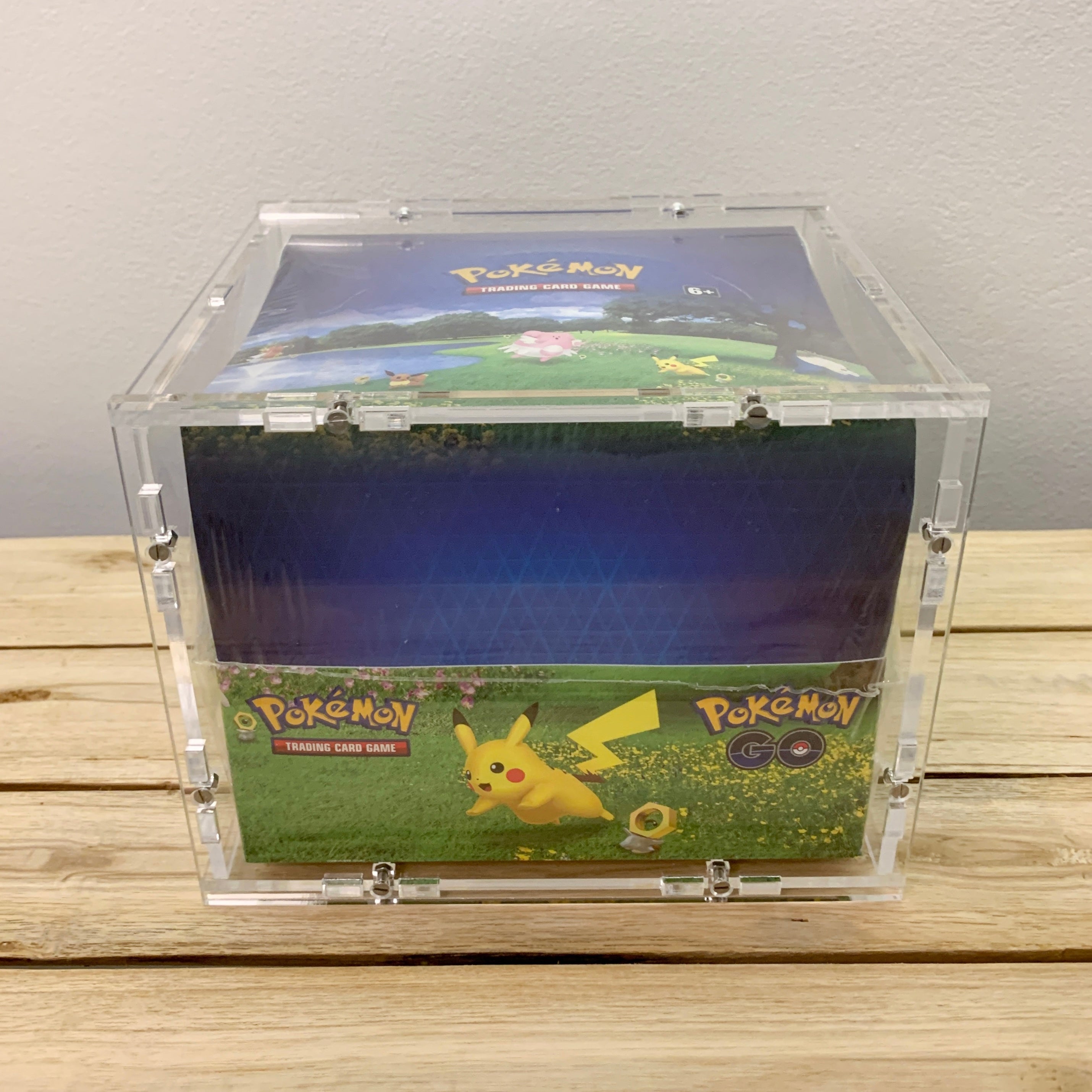 Acryl Case für Pokemon 10er Mini Tin Display (Paldeas Schicksale / 151 ...